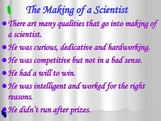 The making of a scientist | PPTX