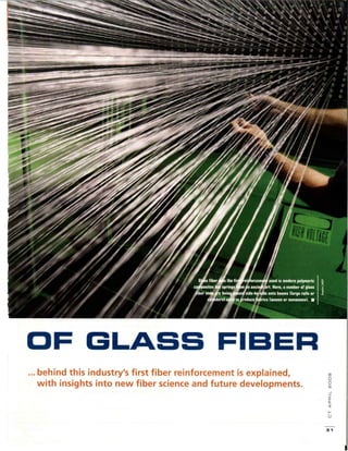 The Making Of Glass Fiber | PDF