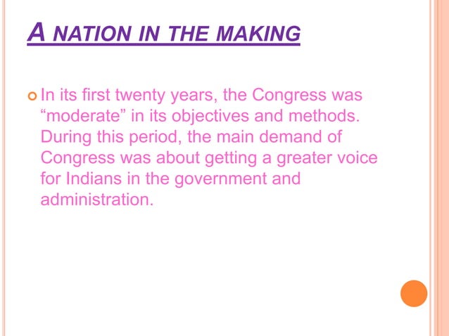 The making of national movement 1870s-1947s | PPTX | Civic affairs | Politics