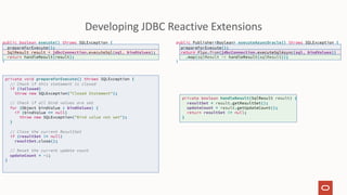 The Making of the Oracle R2DBC Driver and How to Take Your Code from ...