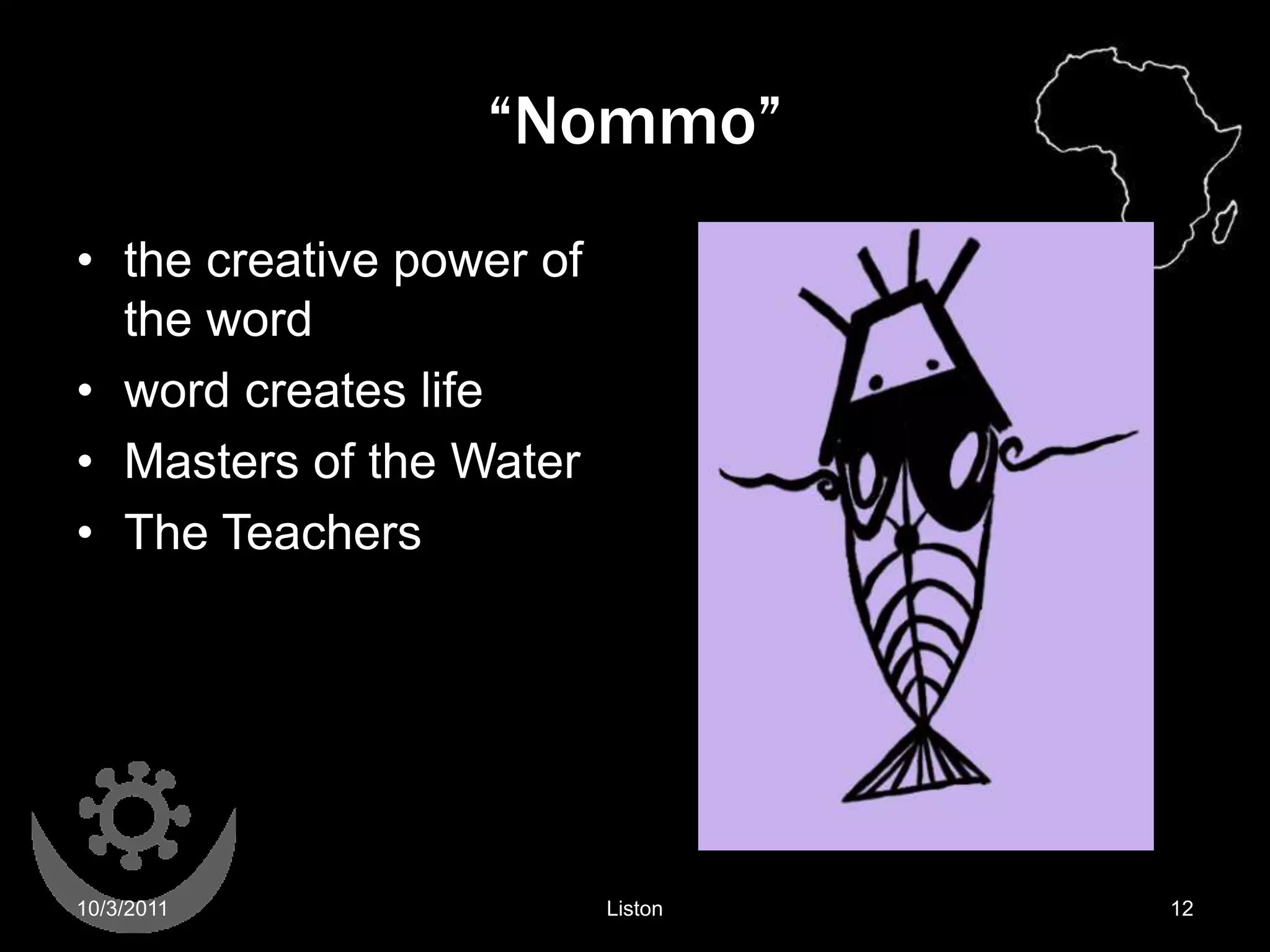 The male female principle in traditional africa | PPTX