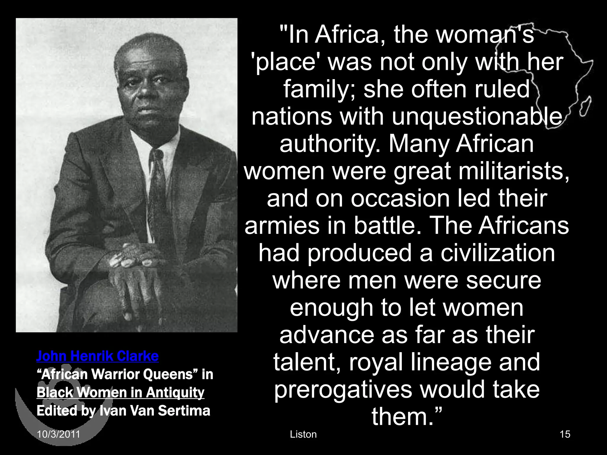 The male female principle in traditional africa | PPTX