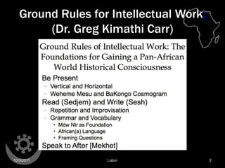 The male female principle in traditional africa | PPTX