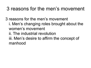 The Male Crisis | PPT
