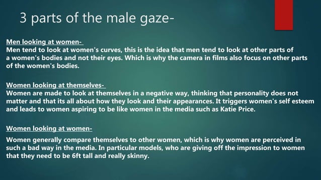 The male gaze | PPT