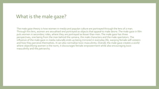 The Male Gaze Research | PPTX