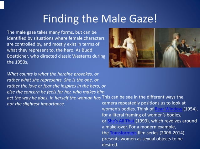The male gaze theory | PPTX