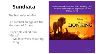 The Mali Empire and Mansa Musa's Emergence | PPTX
