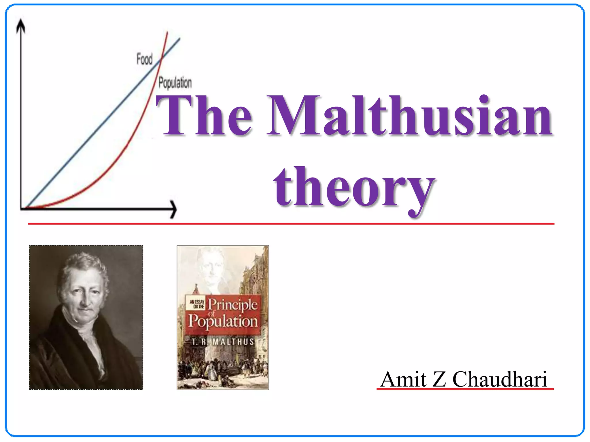 The malthusian theory_ Environmental studies | PPTX