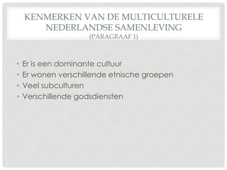 GR hart Maatschappijleer Thema multiculturele samenleving | PPT