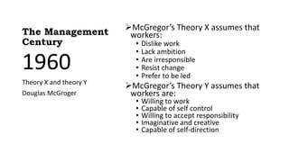The management century | PPTX
