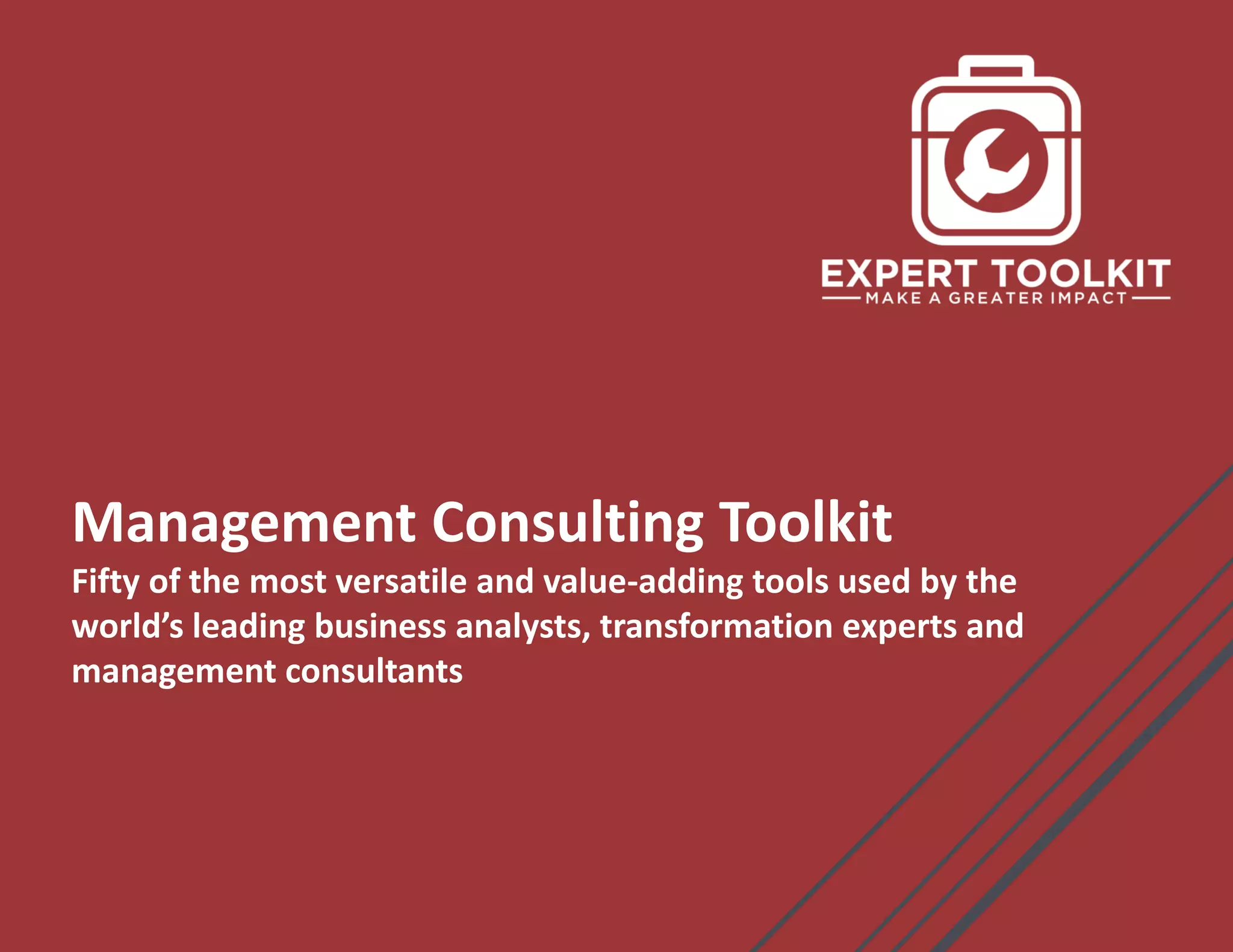 The Management Consulting Toolkit_ Fifty of the most versatile an.pdf ...