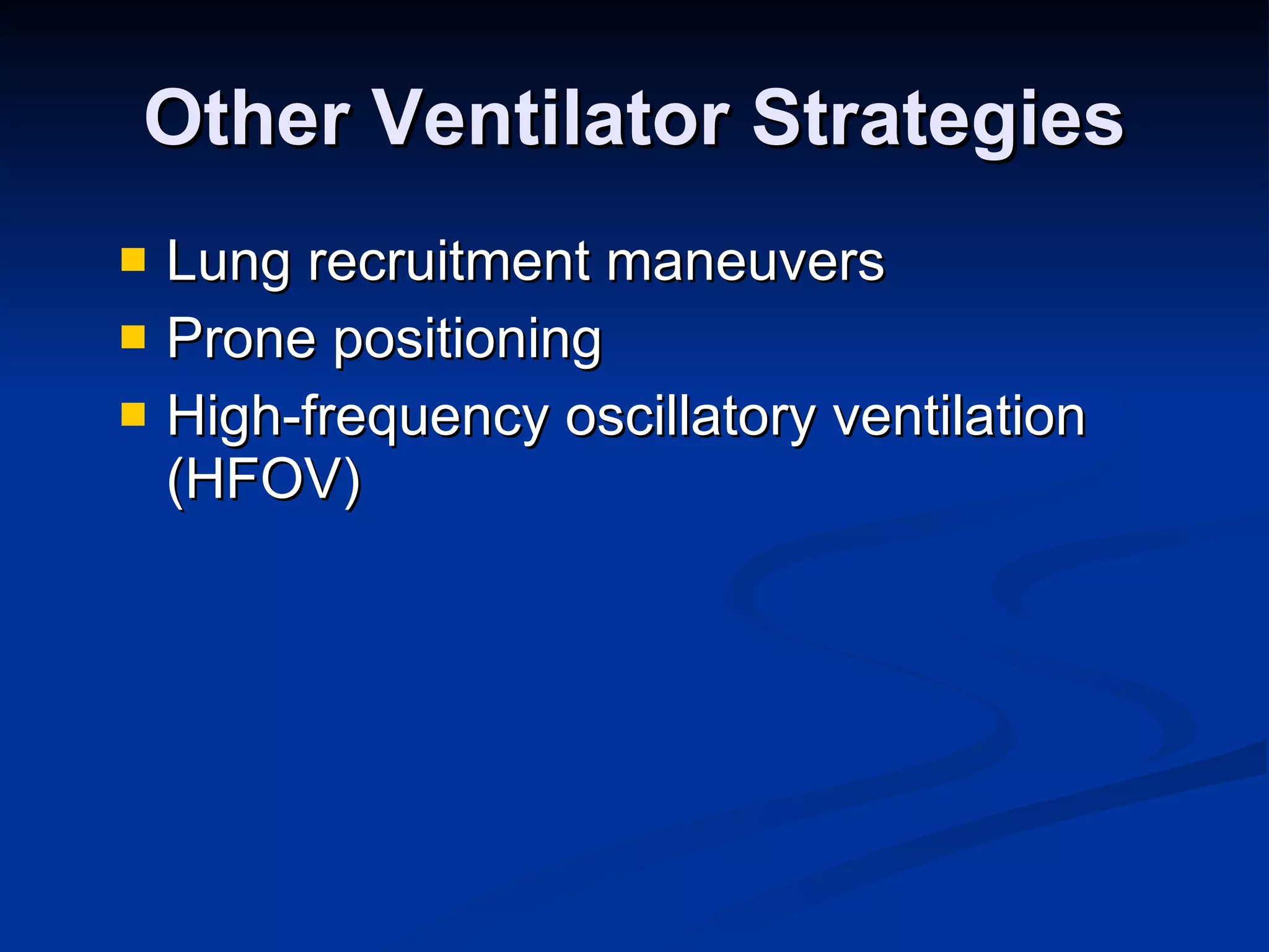The management of acute respiratory distress syndrome | PPT