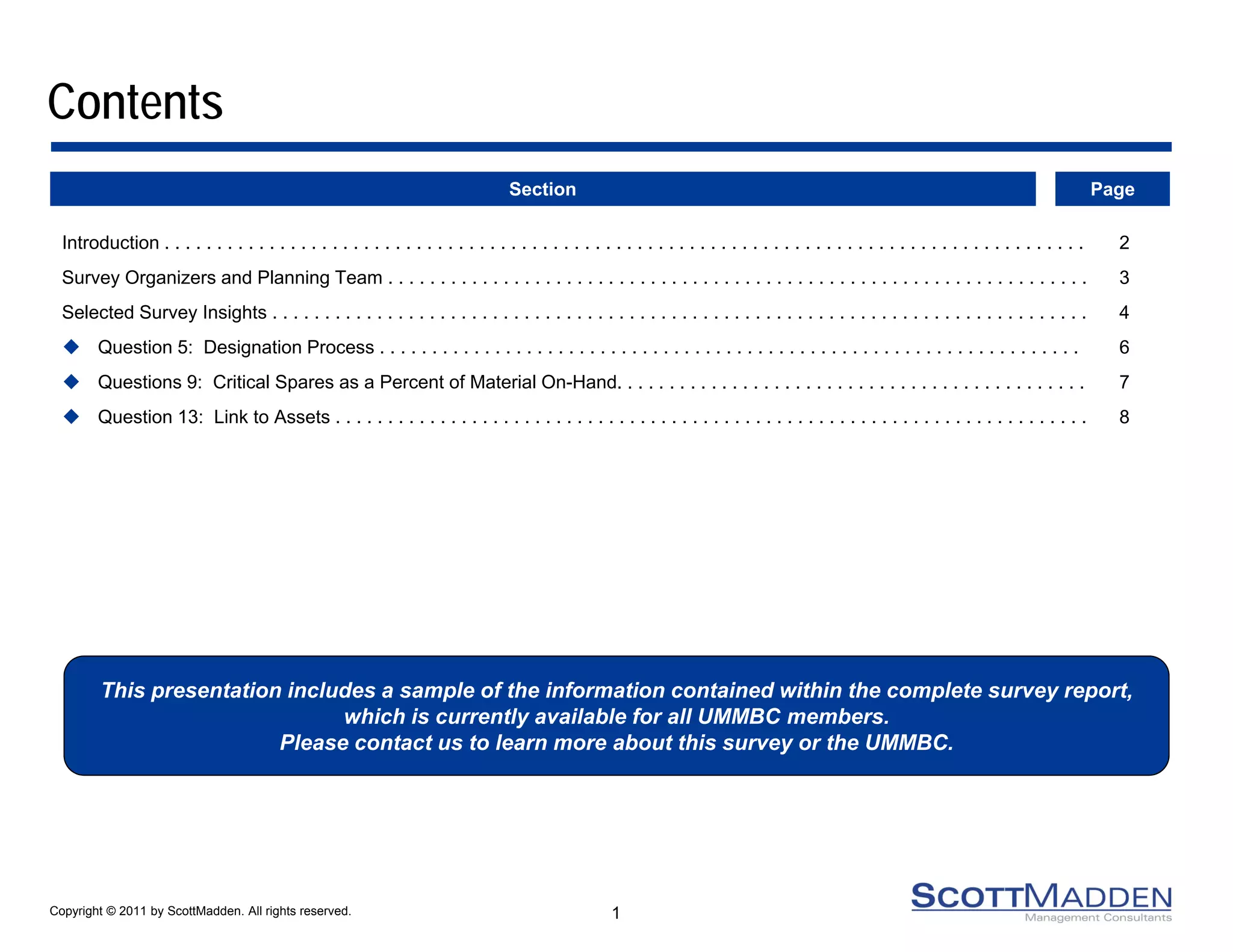 The Management of Critical Spares in the Electric & Gas Utility ...