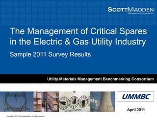 The Management of Critical Spares in the Electric & Gas Utility ...