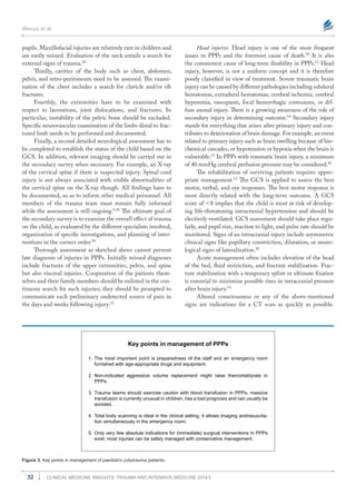 The management of pediatric polytrauma -a simple review | PDF