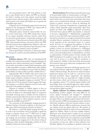 The management of pediatric polytrauma -a simple review | PDF