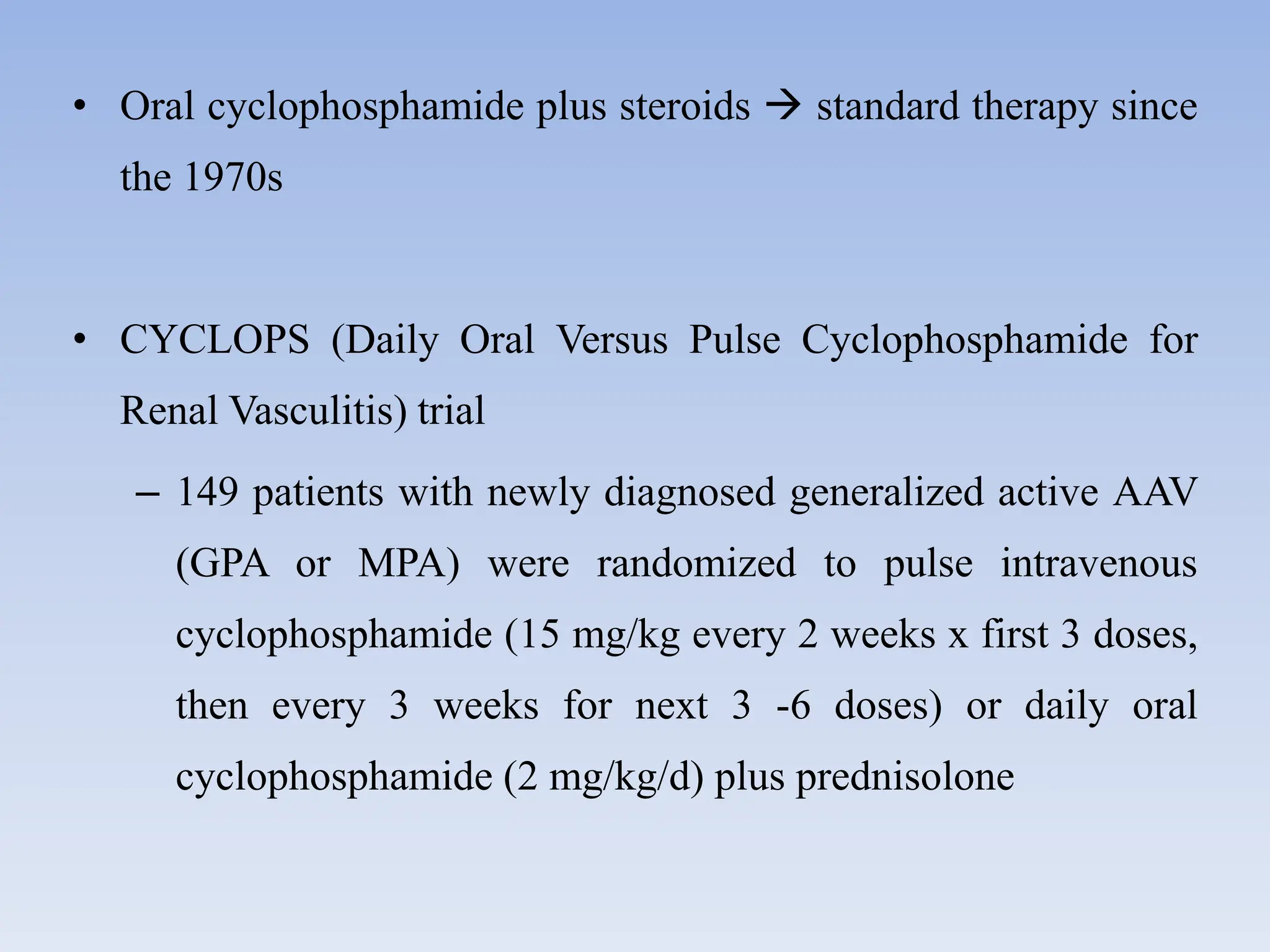 The management of pulmonary small vessel vasculitides.pptx | Lung and ...