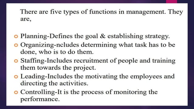 The functions, roles and skills of a Manager | PPTX | Executive ...