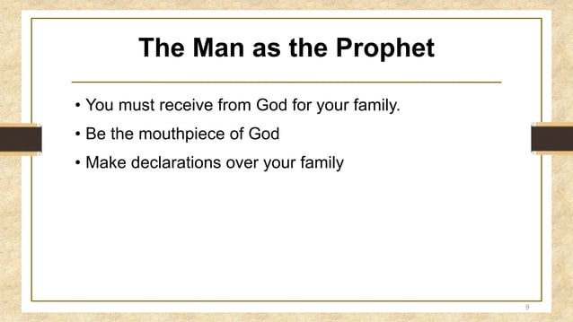 The Man as the Head Eph 5: 22-27 | PPT