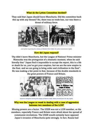 ULTRA REVISION: MANCHURIA 1931 | PDF