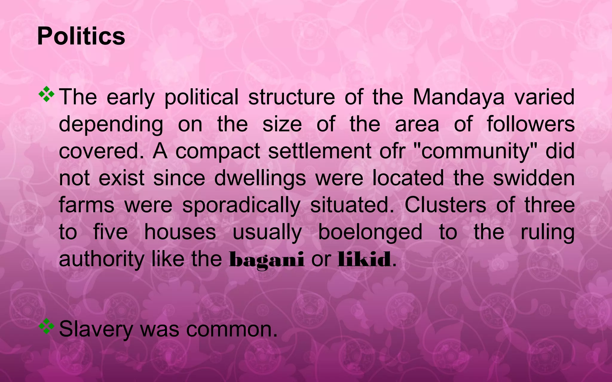 The mandaya of davao oriental | PPT