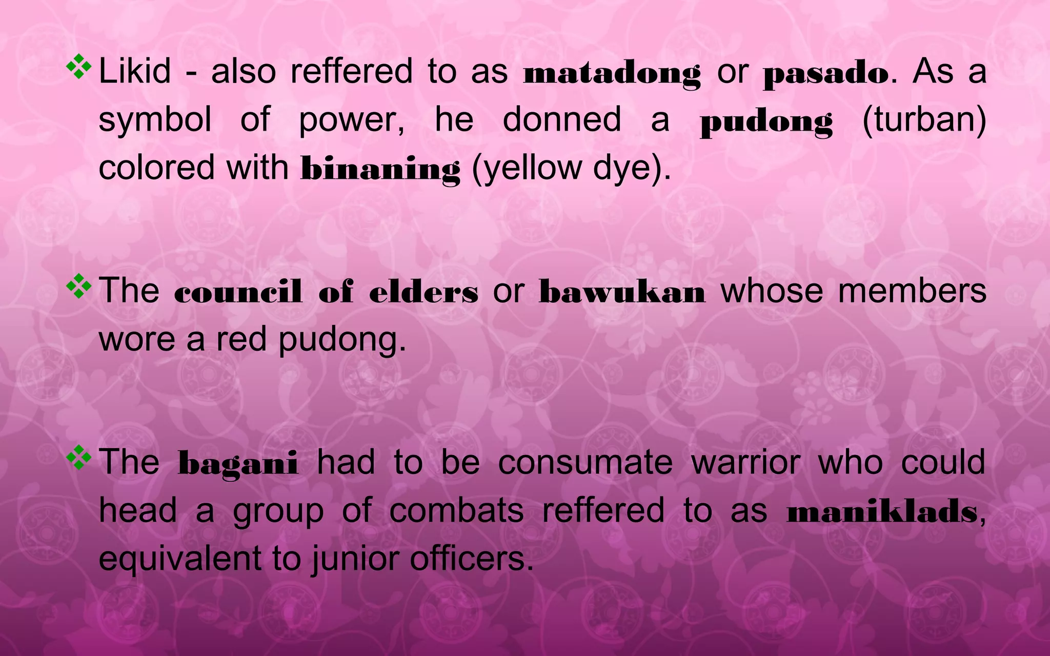 The mandaya of davao oriental | PPT
