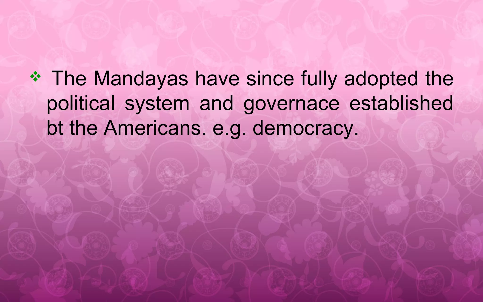The mandaya of davao oriental | PPT