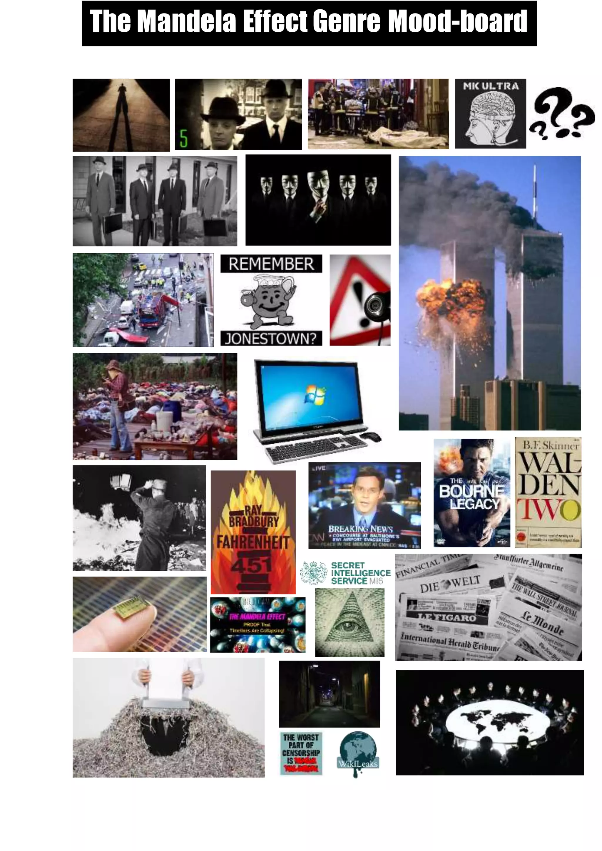 The mandela effect genre moodboard | DOCX