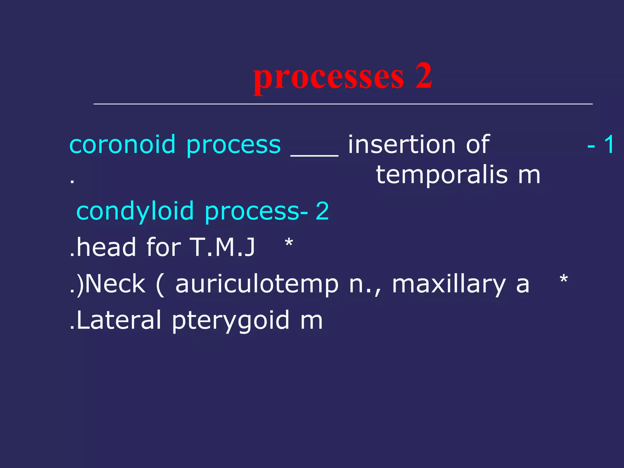 Anatomy of The mandible | PPT