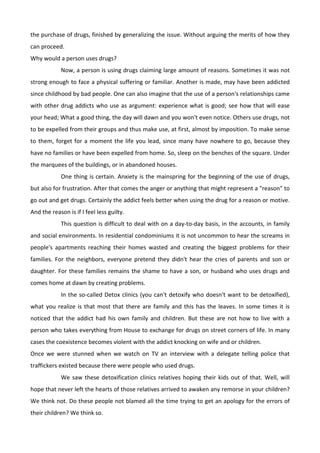The man from the gutter essay | PDF | Illegal Drugs, Tobacco ...
