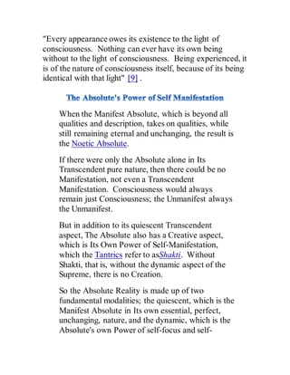 The manifest absolute | PDF