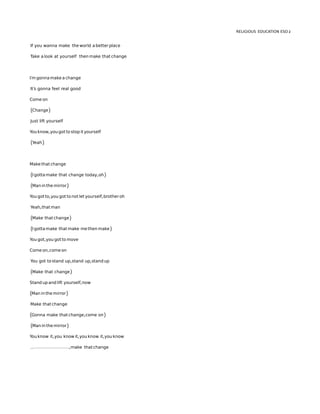 The man in the mirror m. jackson | PDF