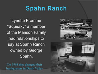 Mr. Tripp: Manson Family Cult | PPT