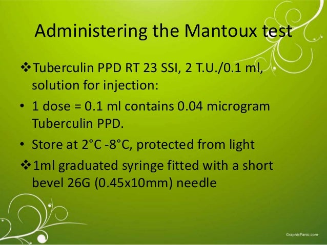 The mantoux test