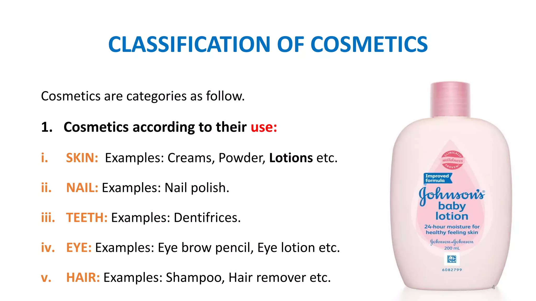 The manufacture of cosmetics | PPTX
