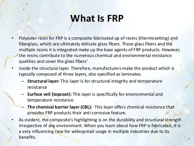 Basics of Polyester resin for FRP | PPTX