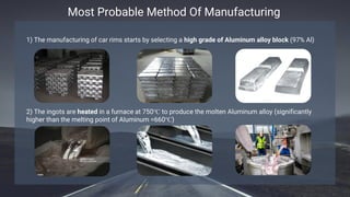 MANUFACTURING PROCESS OF WHEELS BY TESLA GROUP 21 (KKKM2833, UKM) | PDF