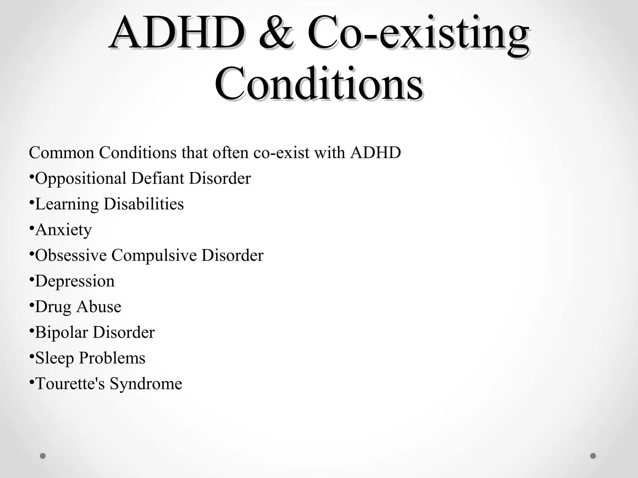 The Many Faces of ADHD | PPT