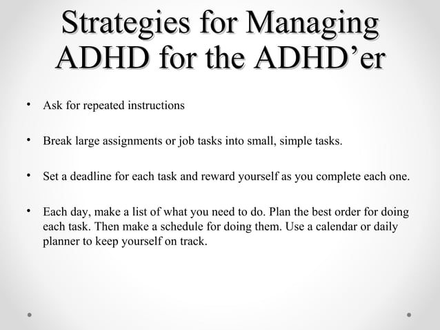 The Many Faces of ADHD | PPT | Brain and Nervous System Disorders ...