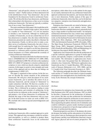 The Many Faces Of Architectural Descriptions | PDF