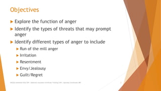The Many Facets of Anger | PPTX