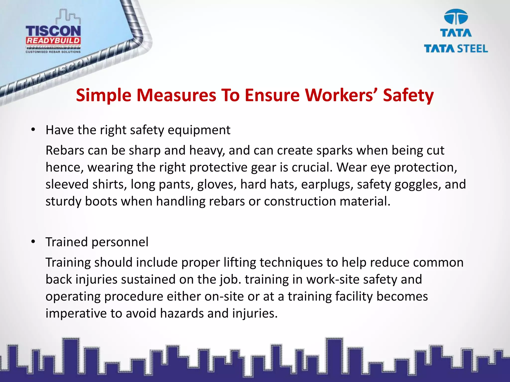 The Many Hazards Of Manual Cut and Bend Of Rebars | PPTX