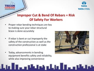 The Many Hazards Of Manual Cut and Bend Of Rebars | PPTX