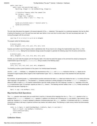 The map interface (the java™ tutorials collections interfaces) | PDF