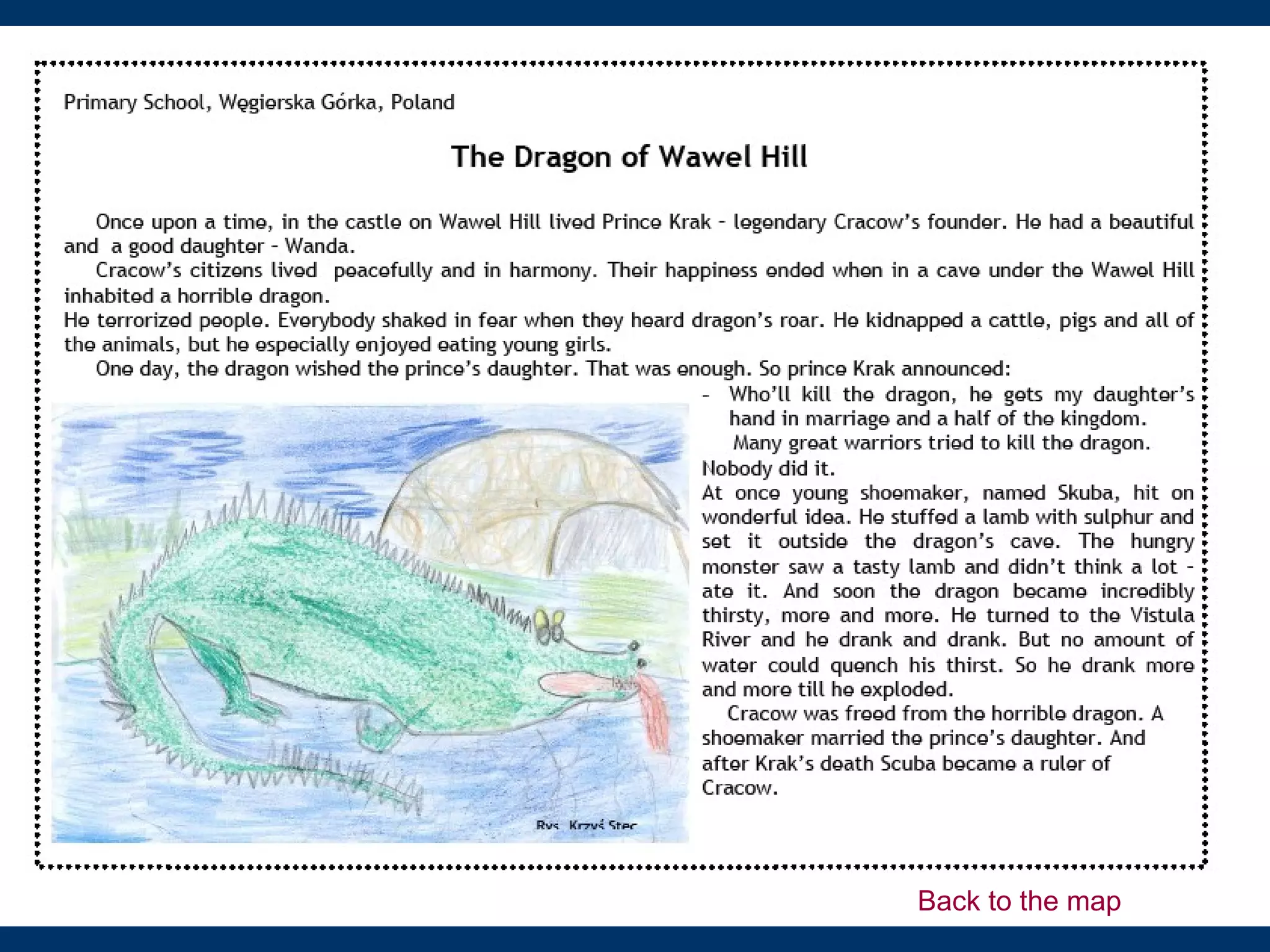 The map of european dragons | PPT