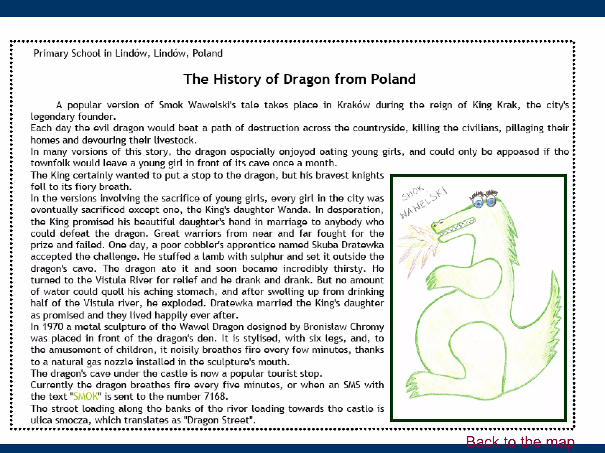 The map of european dragons | PPT