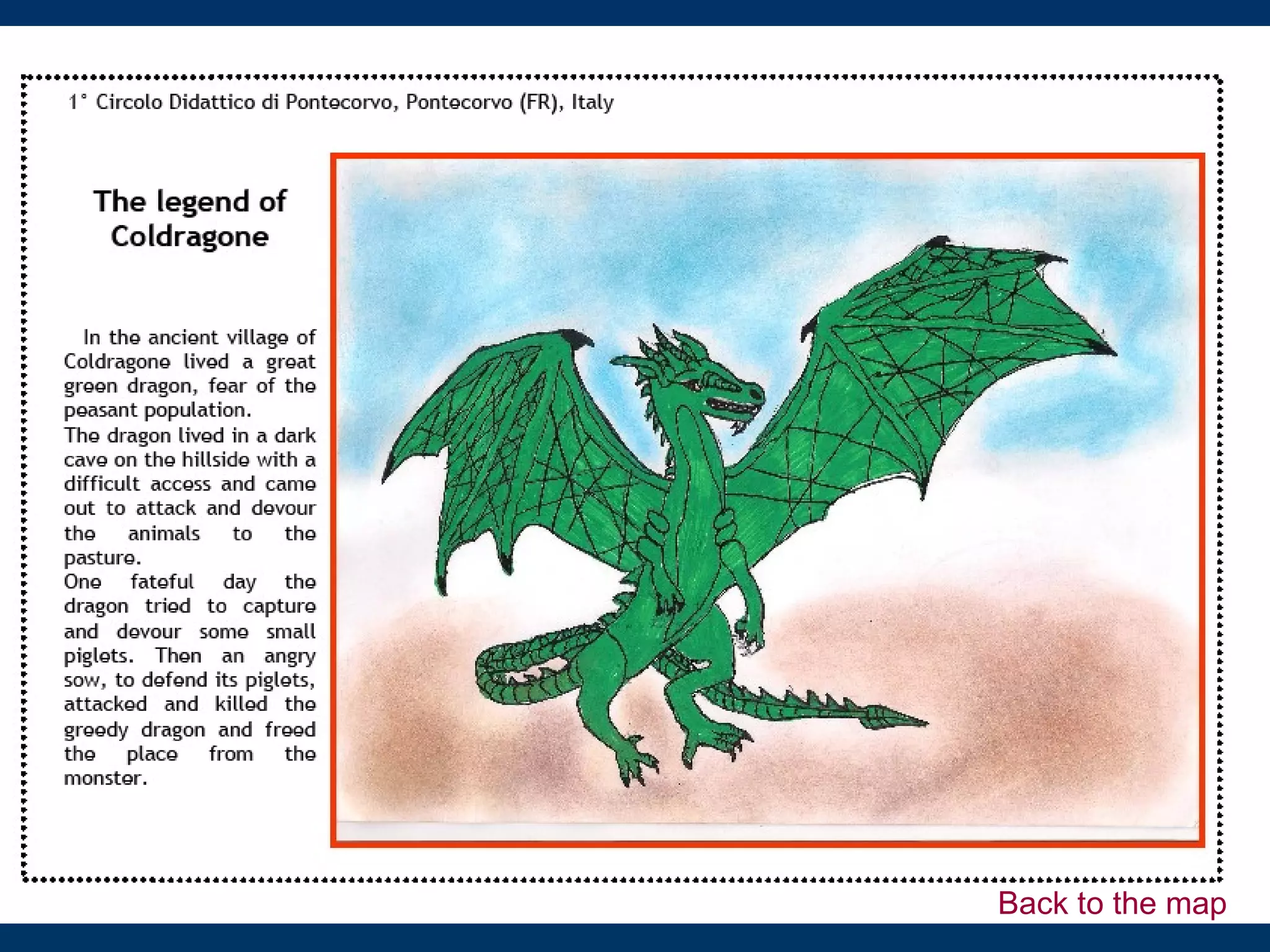 The map of european dragons | PPT