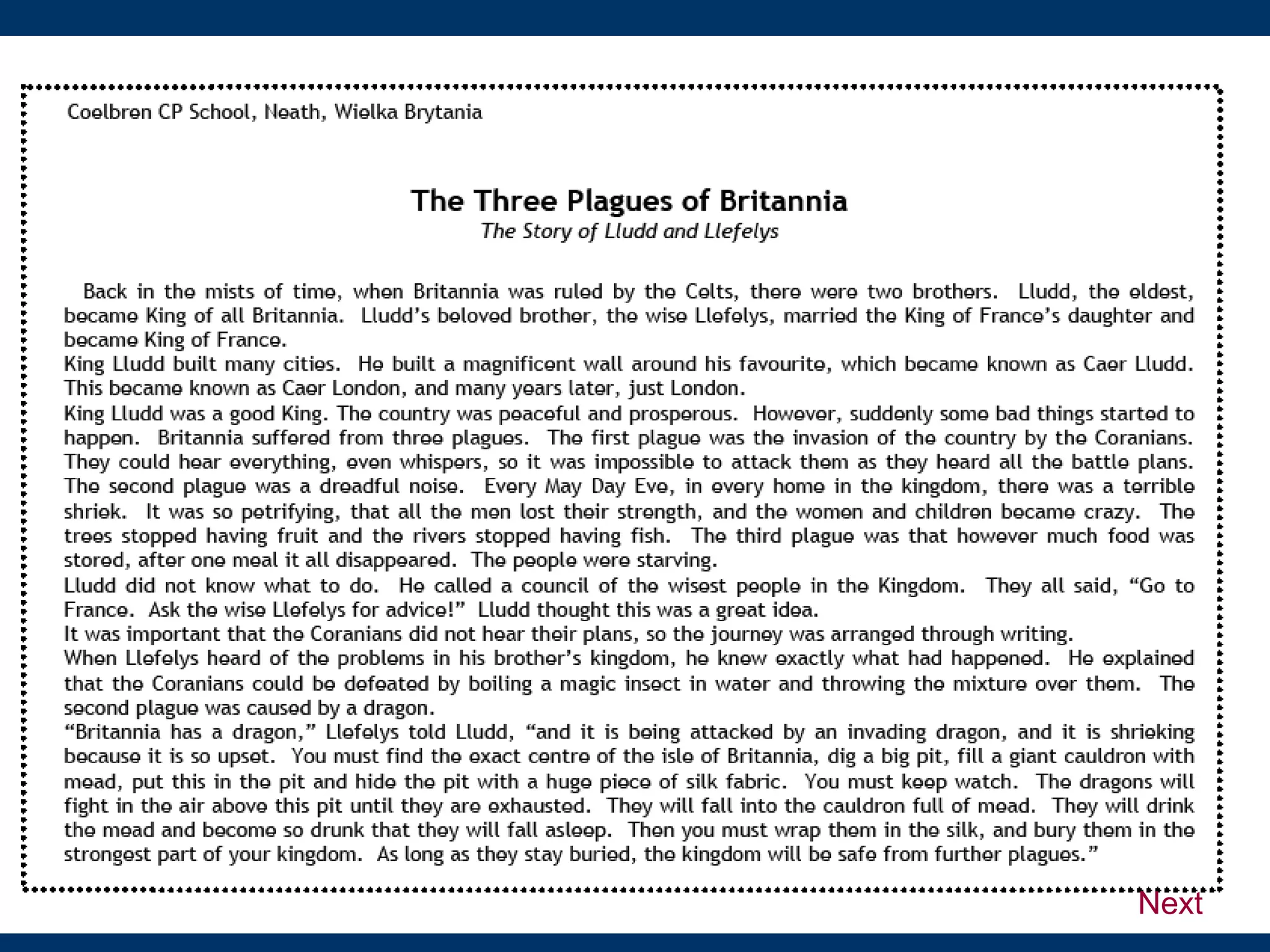 The map of european dragons | PPT