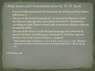 The maragtas, povedano and pavon manuscripts presentation | PPTX